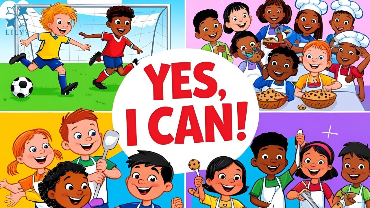 "Yes, I Can! 🌟 | Toddler Nursery Rhyme | Educational Song | English ...