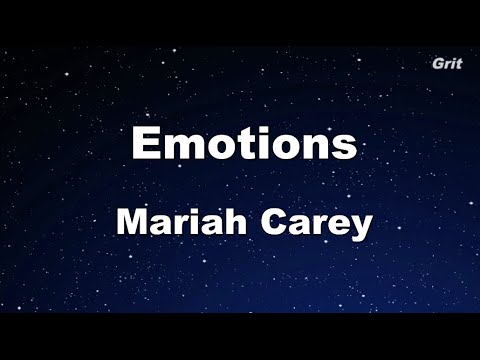 Emotions - Mariah Carey Karaoke 【No Guide Melody】 Instrumental
