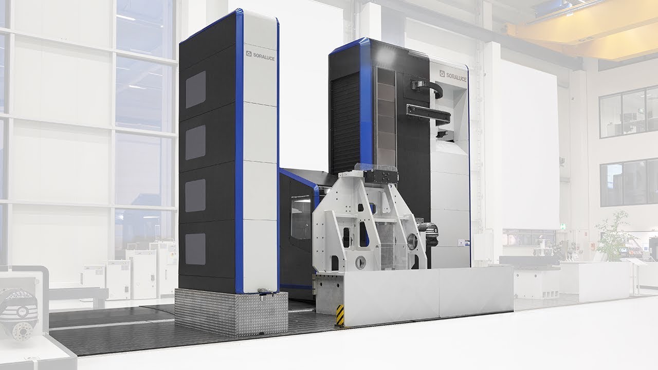 SORALUCE FR Floor type milling boring machine - YouTube