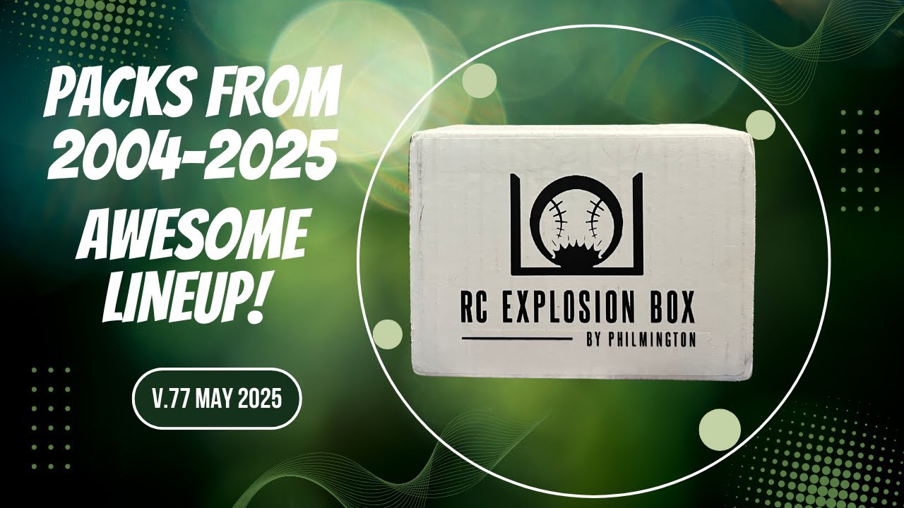 RC Explosion Box V. 77 May 2025 Baseball Card Subscription Box Packs ...