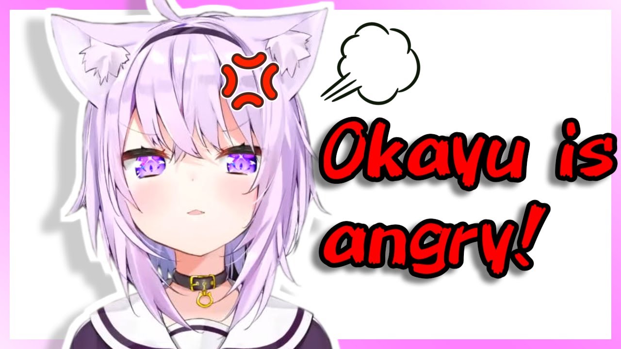 【Eng Sub / Hololive】Sometimes, Okayu may also get angry【Minecraft ...