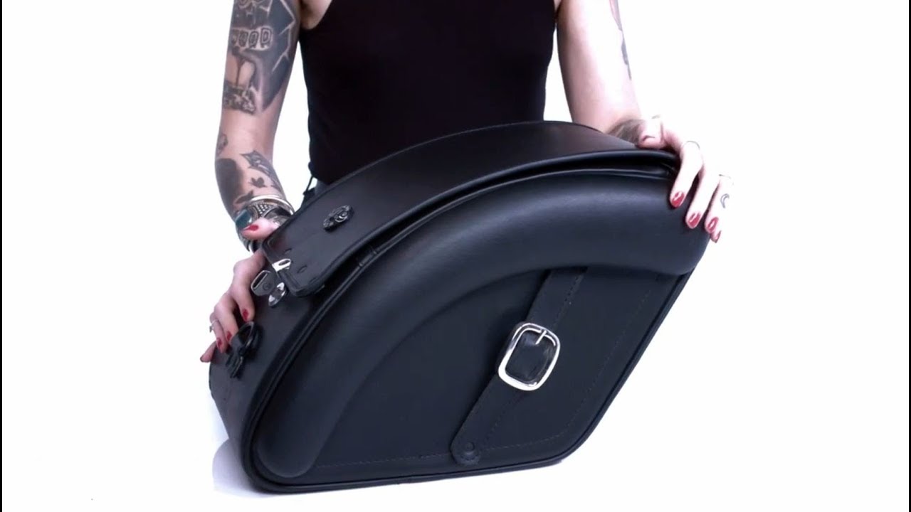 Vikingbags Quarter Circle Motorcycle Saddlebags - YouTube