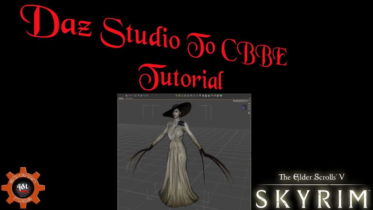 🔴DAZ Studio To CBBE Tutorial (Including Preset DL) - Skyrim Modding - # ...