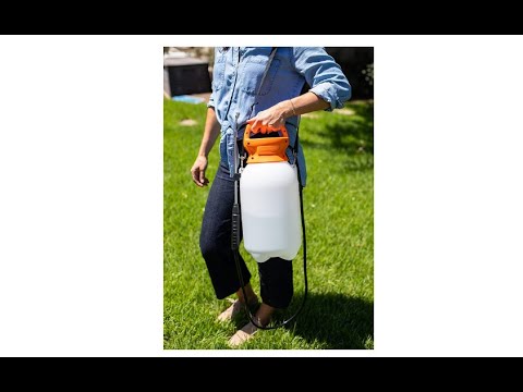 BIRDROCK HOME 2-Gallon Garden Sprayer with Powered Pump - Shoulder ...