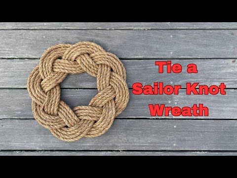 How to make a Sailor Knot Wreath
