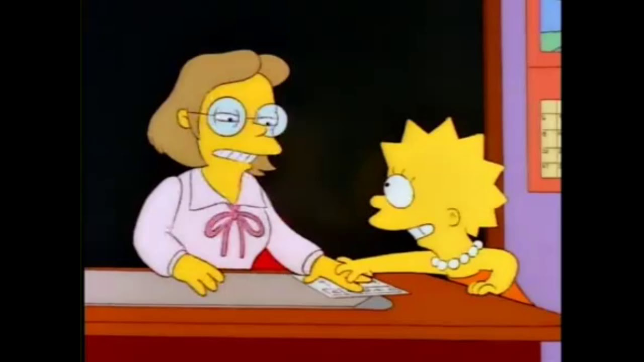 Los Simpson Lisa saca un 9 - YouTube