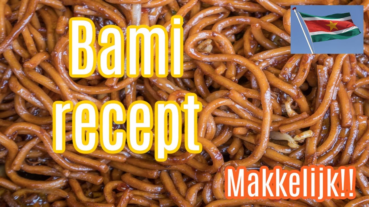 Hoe maak je Surinaamse Bami I How to cook Surinamese fried Noodles ...
