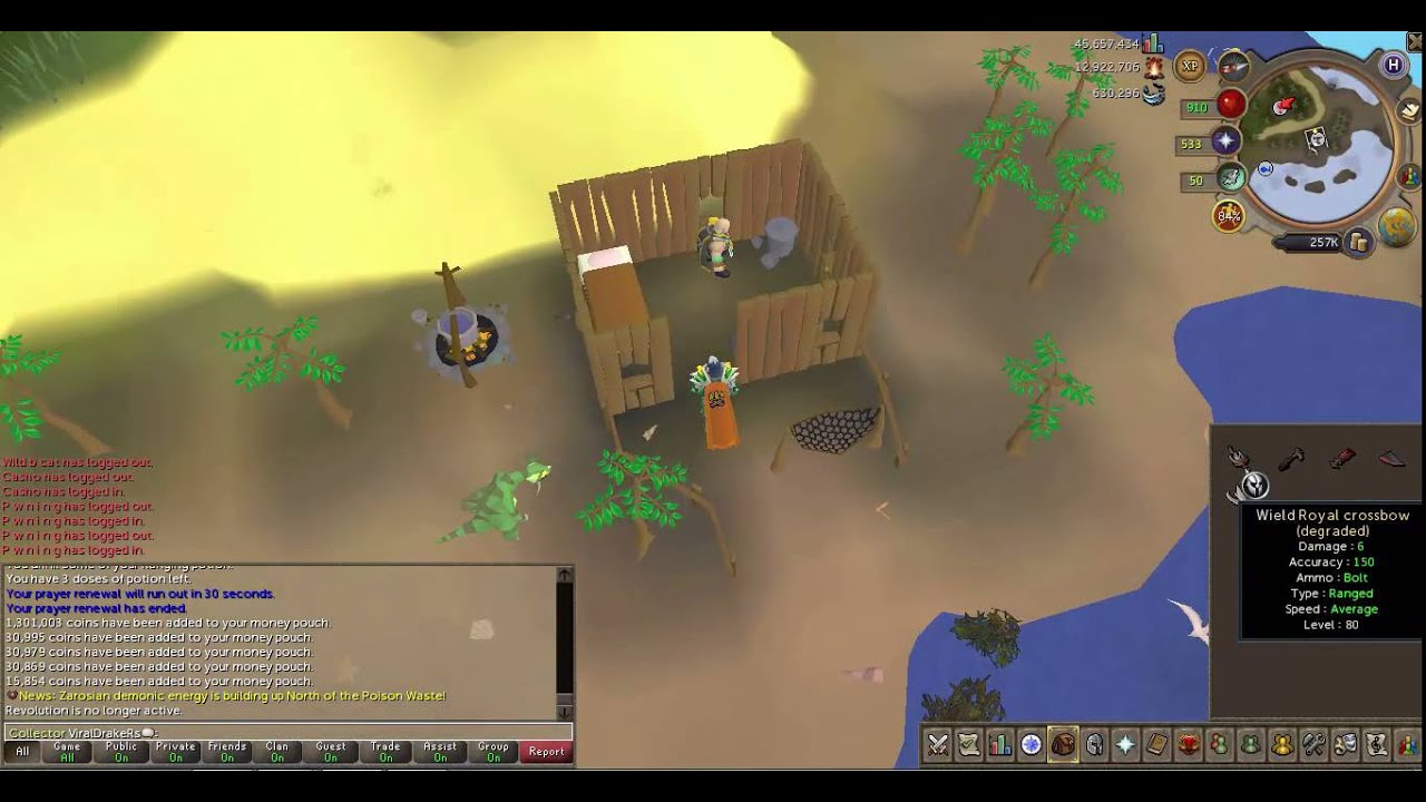 Runescape- How to repair royal crossbow - YouTube