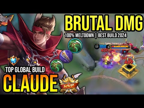 CLAUDE BEST BUILD 2024 | TOP GLOBAL CLAUDE GAMEPLAY | MOBILE LEGENDS ...
