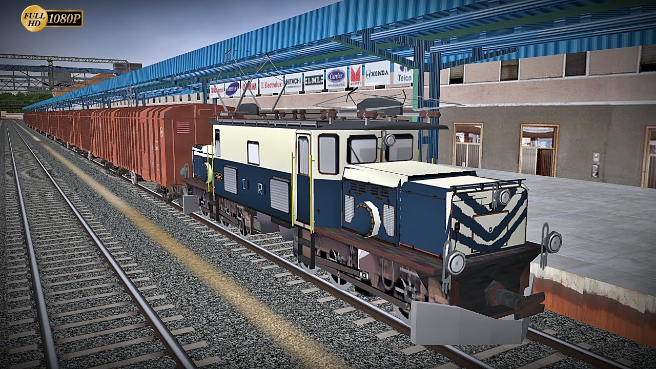 WCG-1 with 10 BCNA Wagons Departing Pune || FHD 1080p - YouTube
