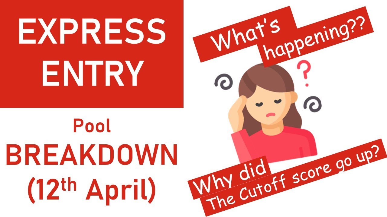 EXPRESS ENTRY Pool Breakdown 12th April...Why Did The Cutoff Score Go ...