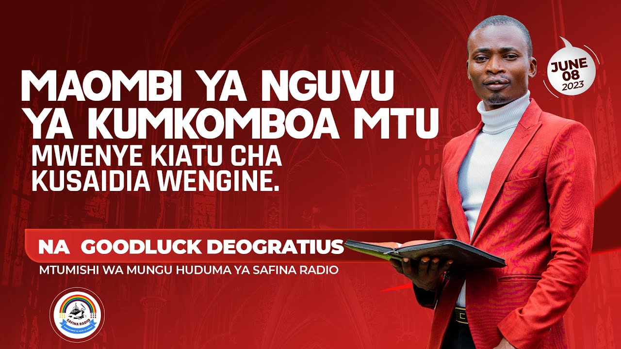 MTUMISHI GOODLUCK DEOGRATIUS-MAOMBI YA KUMKOMBOA MTU MWENYE KIATU CHA ...