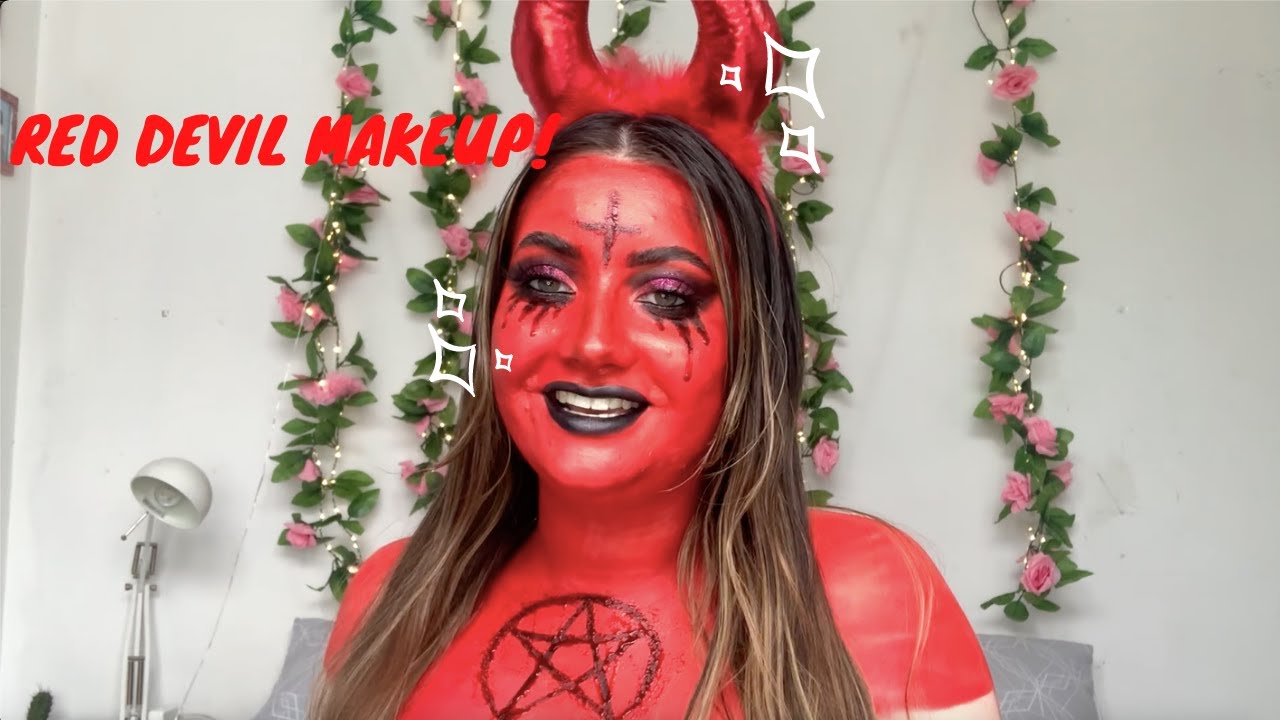 Red Devil Makeup! - YouTube
