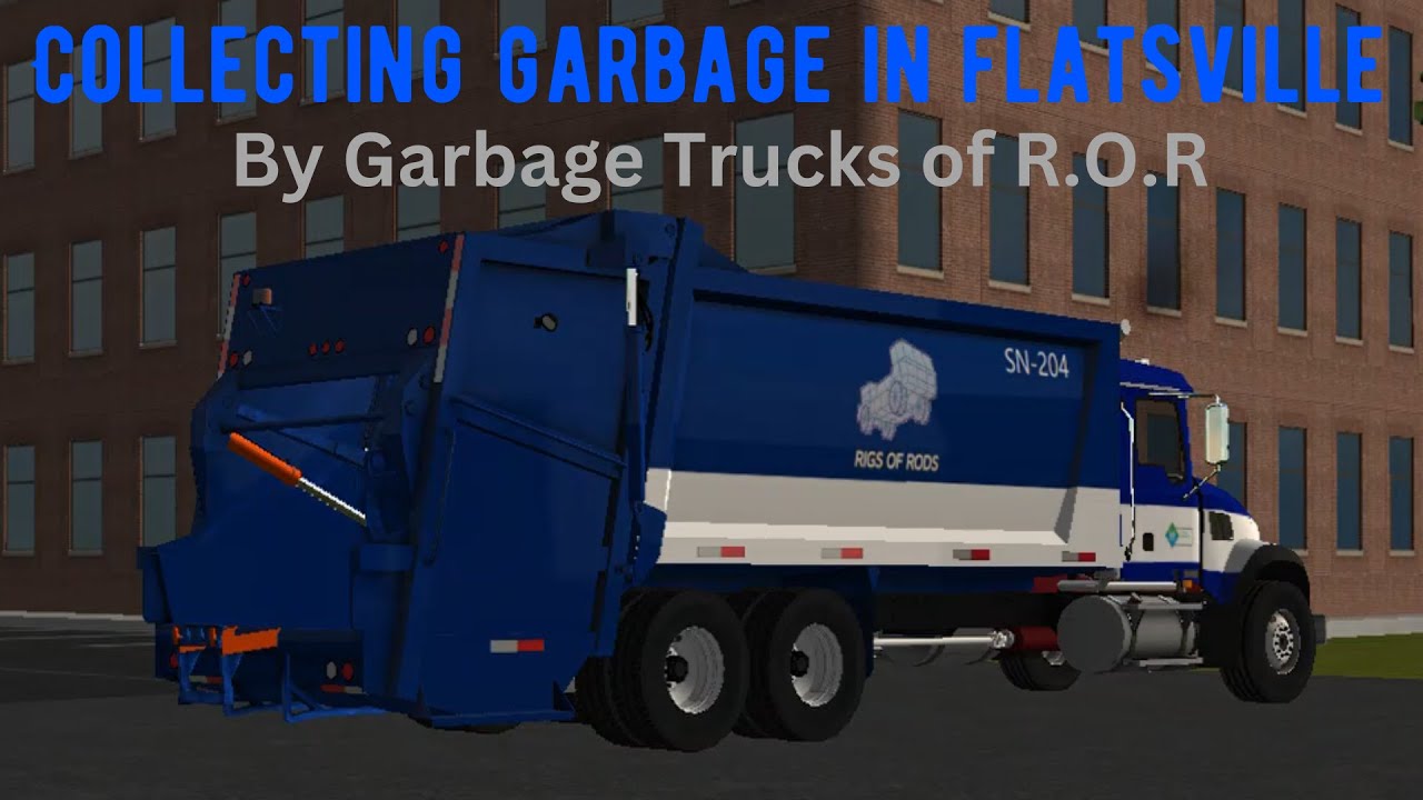 Rigs of Rods - Collecting Garbage in Flatsville - YouTube
