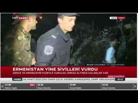 GENCE VE MİNGEÇEVİR FÜZEYLE VURULDU