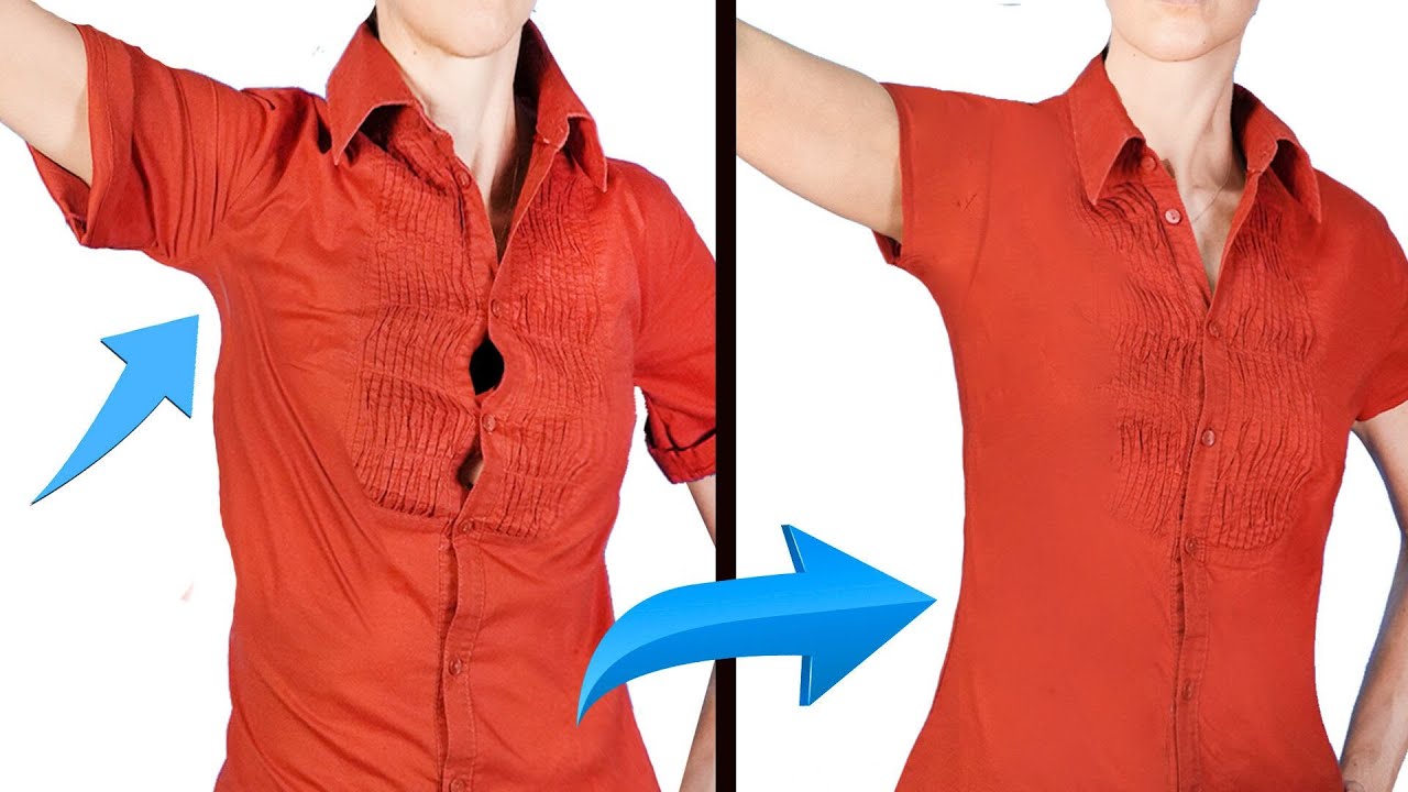 How to expand a shirt without adding any other fabric to fit you ...