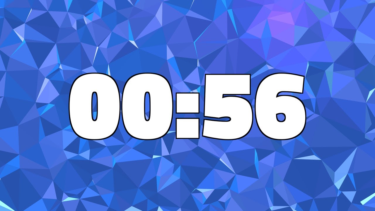 56 SECONDS TIMER COUNTDOWN - YouTube