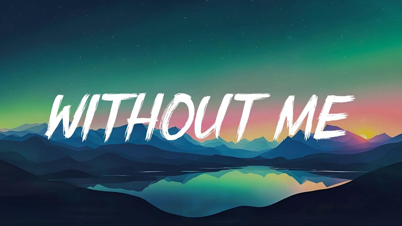 Halsey - Without Me (Lyric Video) - YouTube