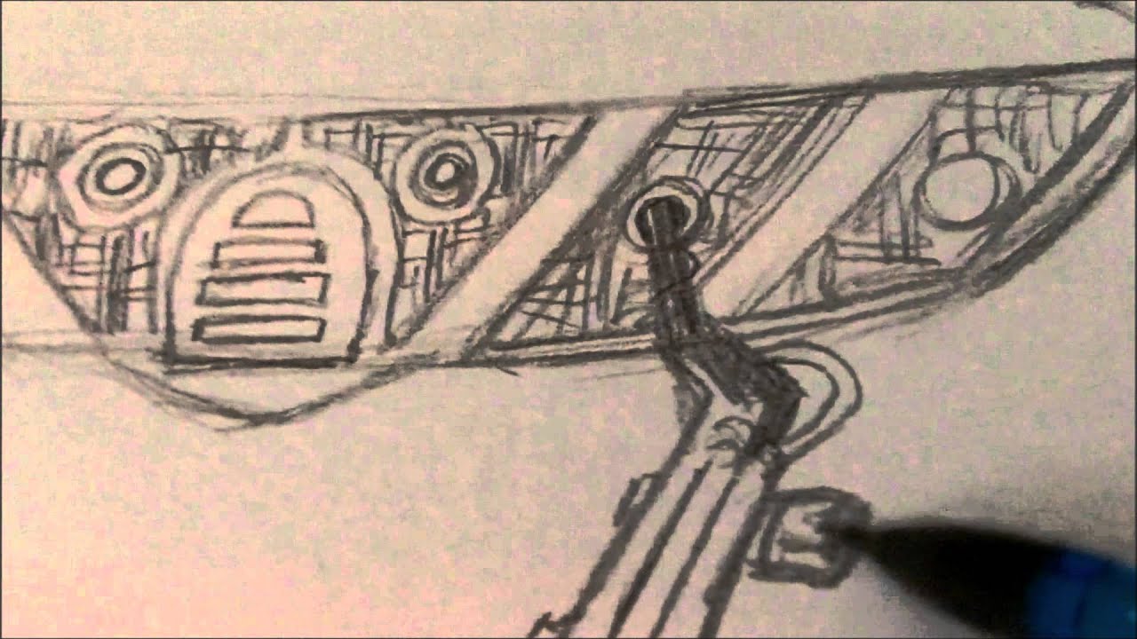 Draw Detailed UFO Spaceship - YouTube