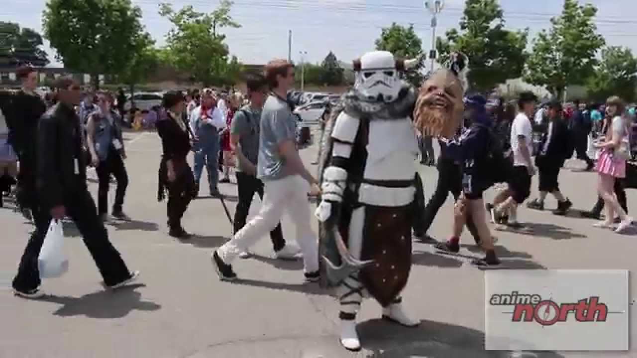 The Viking Stormtrooper Conquers Anime North 2015! - YouTube