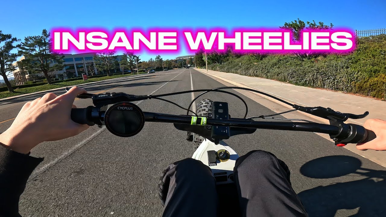 POV EBOX DRAGSTER WHEELIES!!! - YouTube