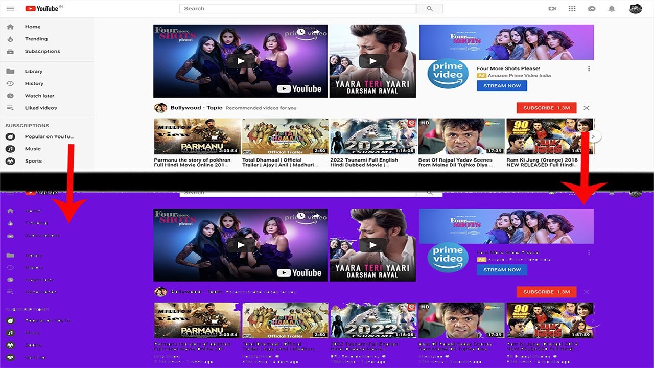 Change the color of your YouTube Feed - YouTube