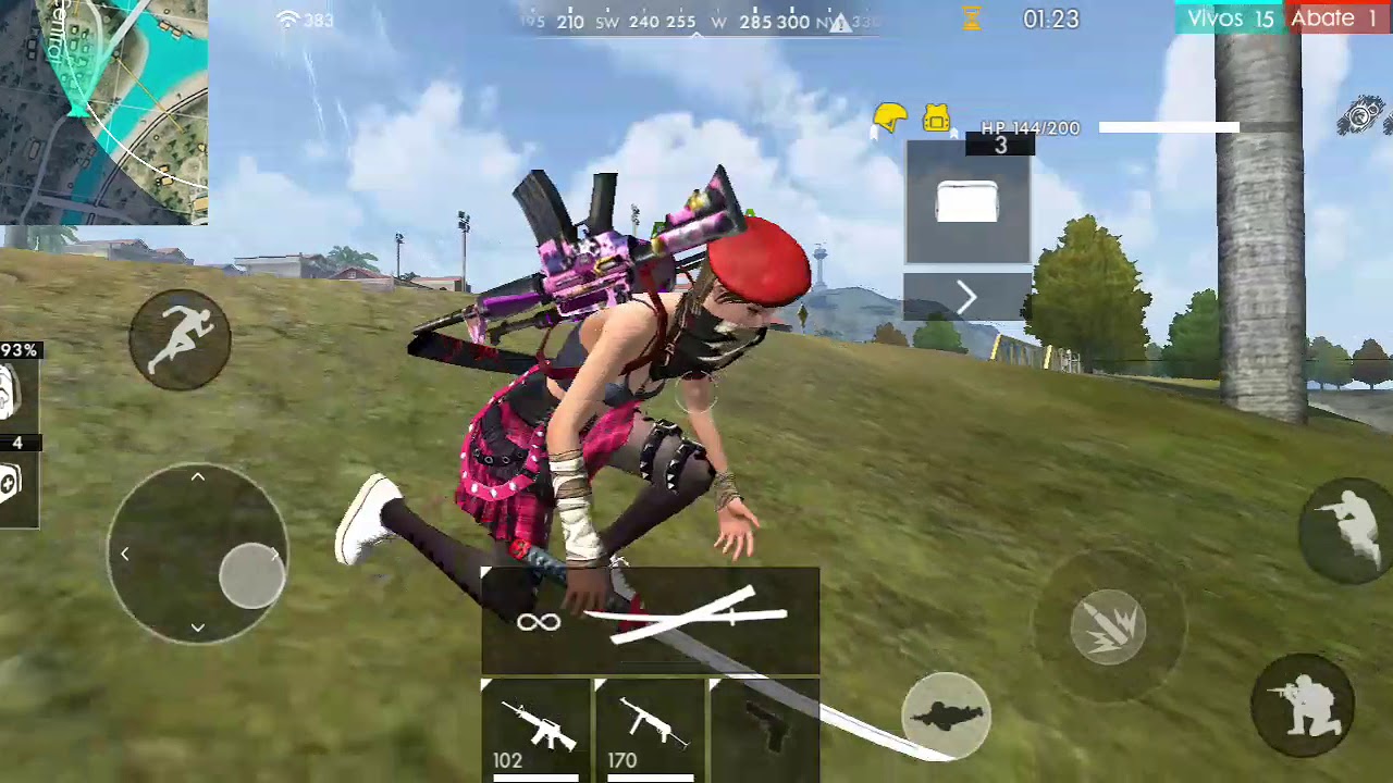 Gameplay de Free Fire, primeiro vídeo do canal. - YouTube