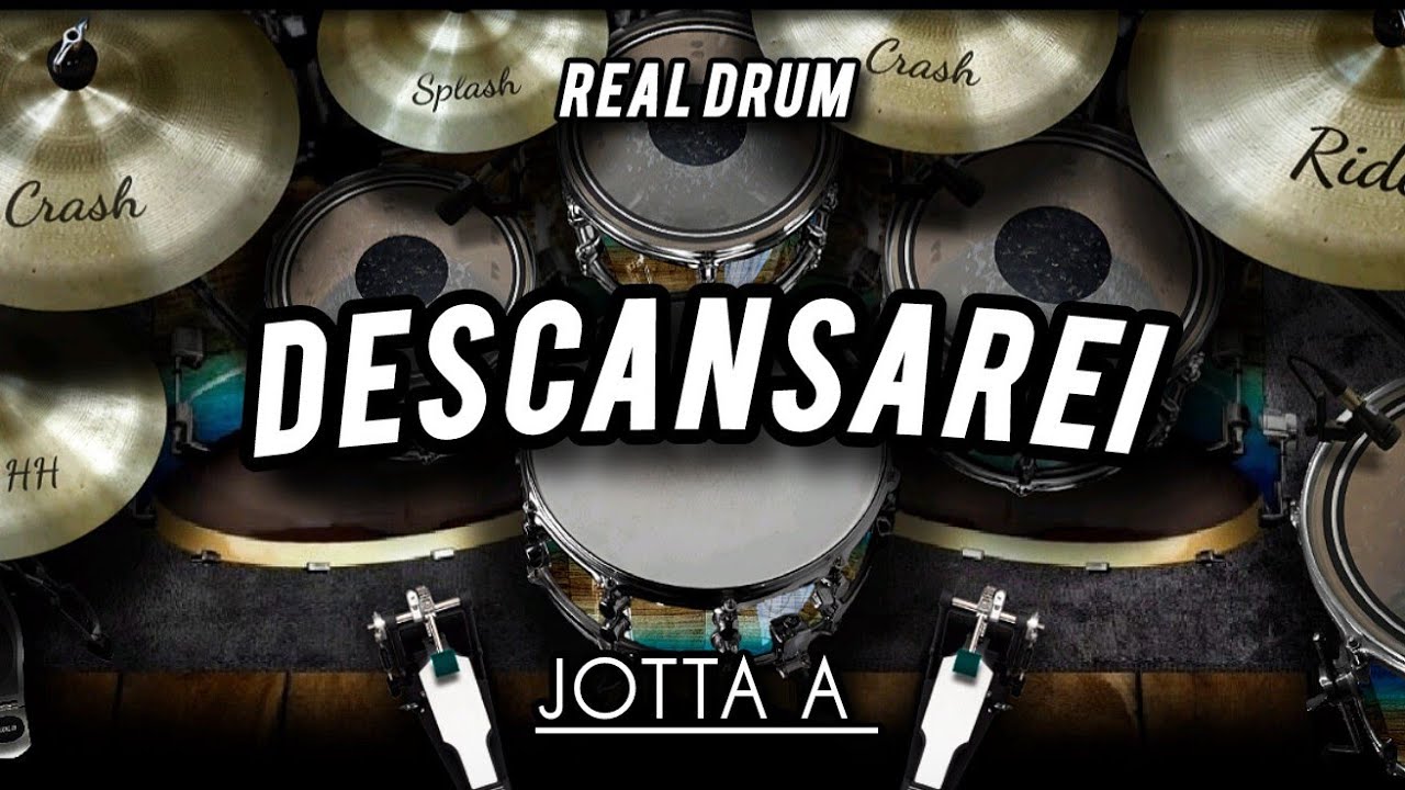 Descansarei - Real Drum - Drum Cover - (Jotta A) - YouTube