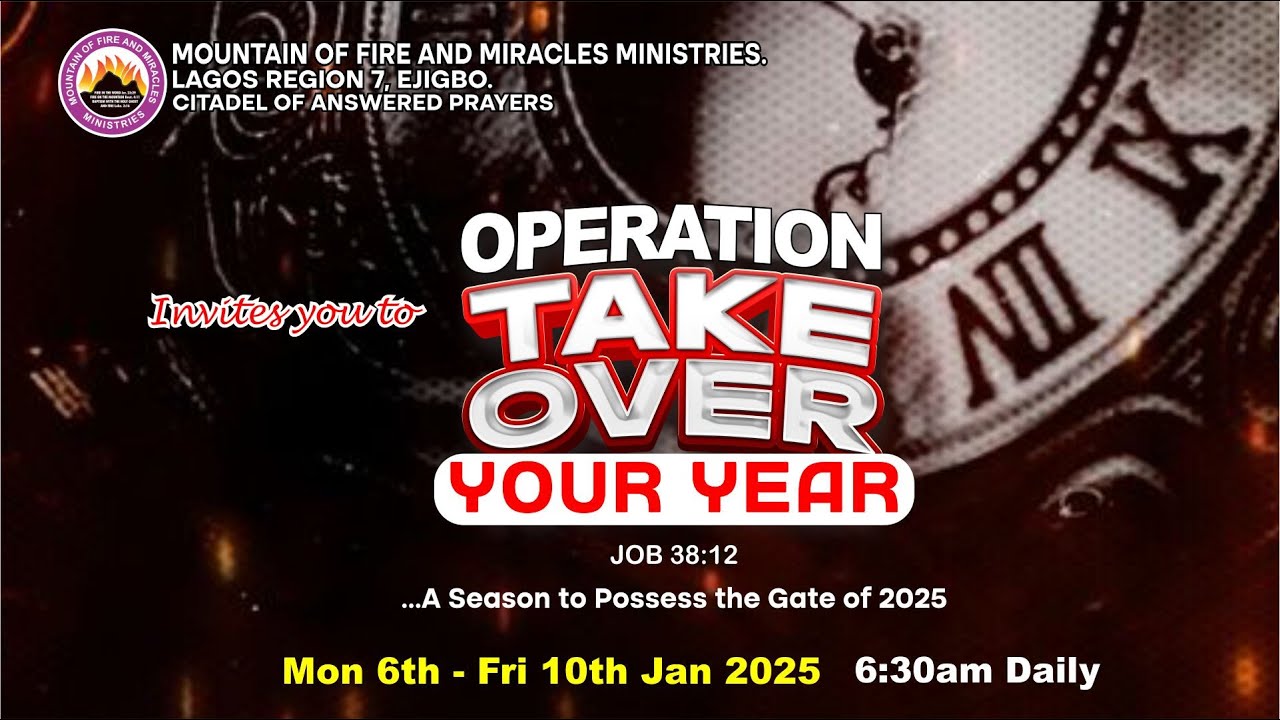 OPERATION TAKE OVER YOUR YEAR - YouTube