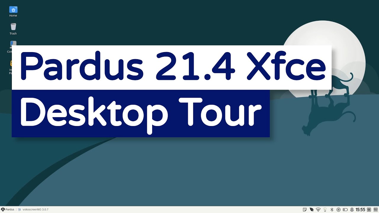 Pardus 21.4 Xfce Desktop Tour #Pardus #xfce - YouTube