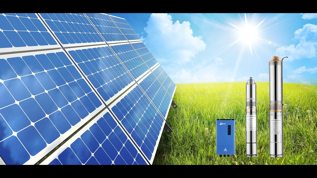 Hober DC solar pump system - YouTube