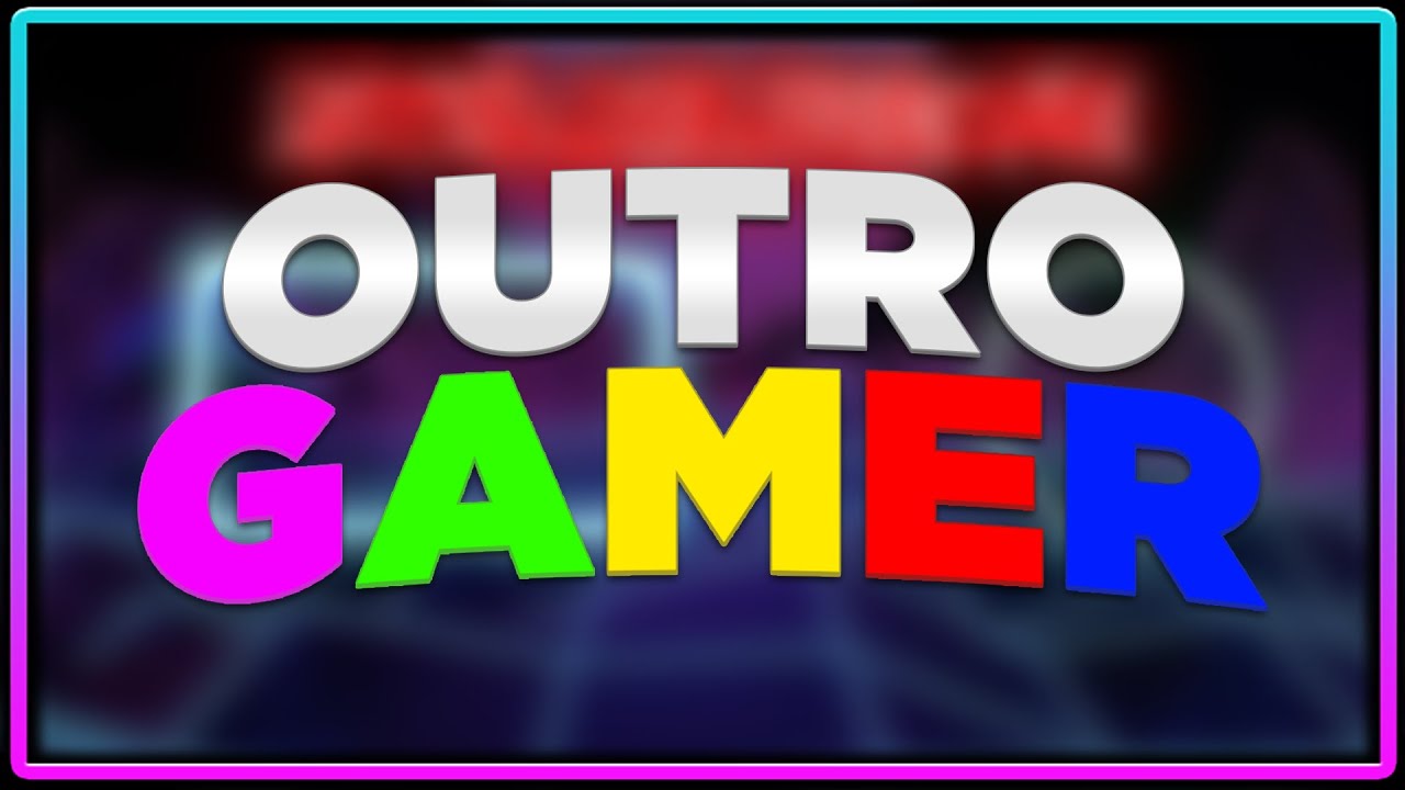 COMO HACER UNA OUTRO GAMER EN AFTER EFFECTS - YouTube