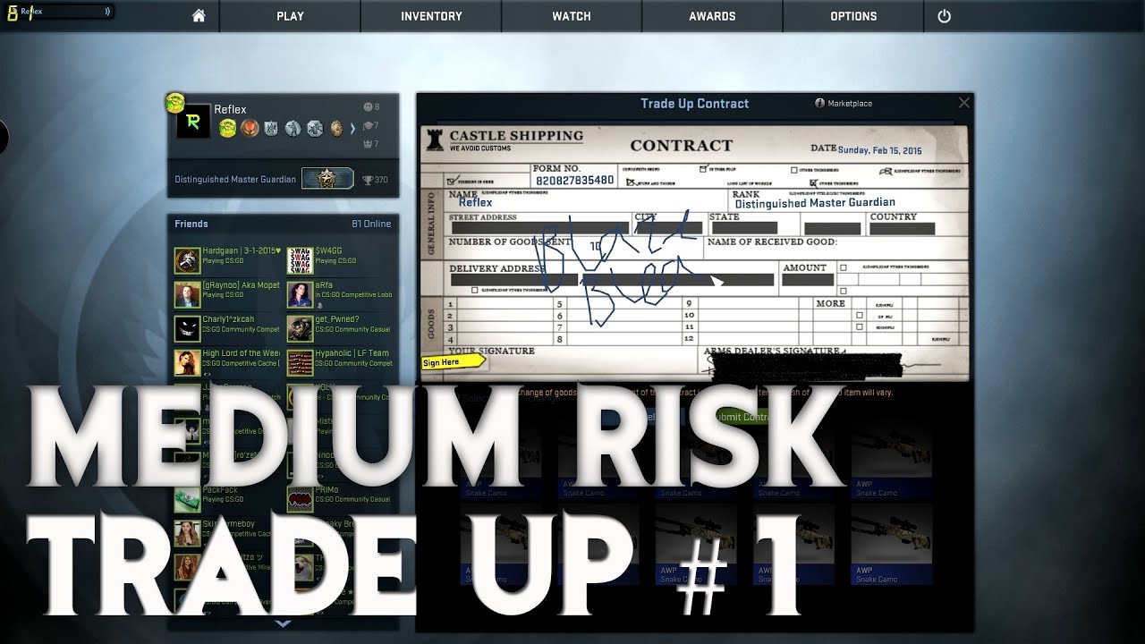 CSGO: Trade up to Deagle Blaze! - YouTube