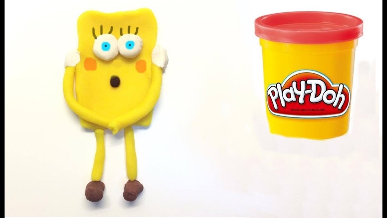 Spongebob Patrick And Minecraft Enderman Play doh STOP MOTION playdo ...
