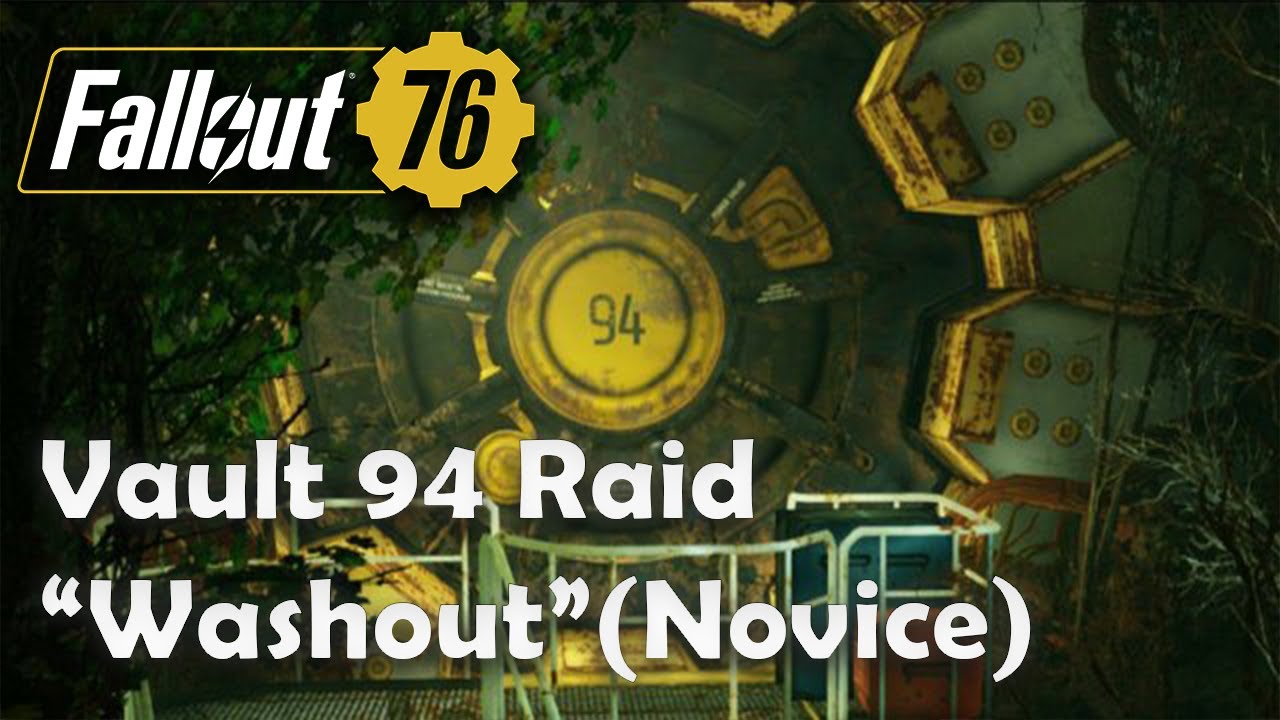 Fallout 76: Vault 94 Raid "Washout" (Solo Attempt Novice) - Insects ...