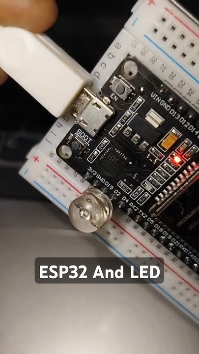 How to blink an LED with ESP32 board #shorts #shortsfeed #telugu - YouTube