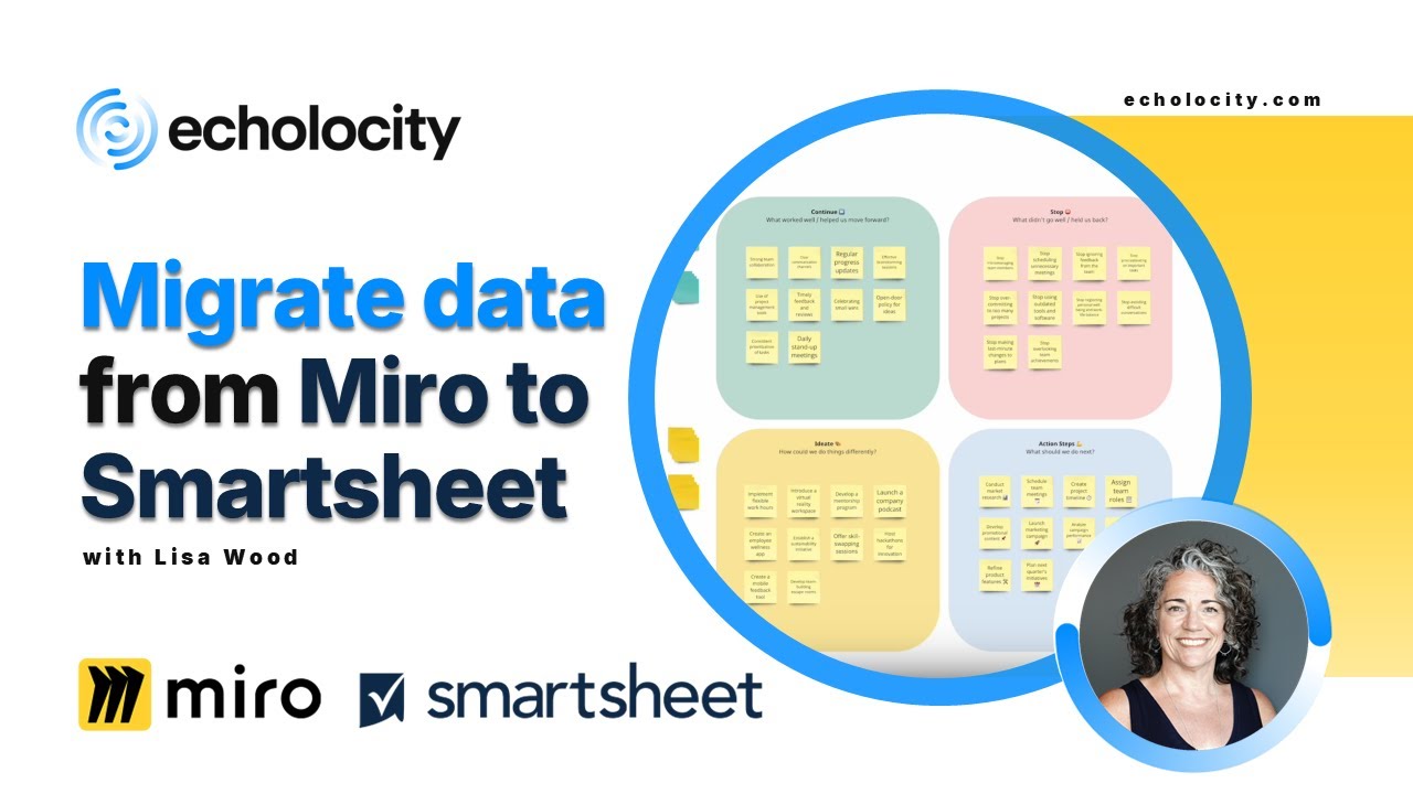 How to Migrate Data from Miro to Smartsheet | Echolocity - YouTube