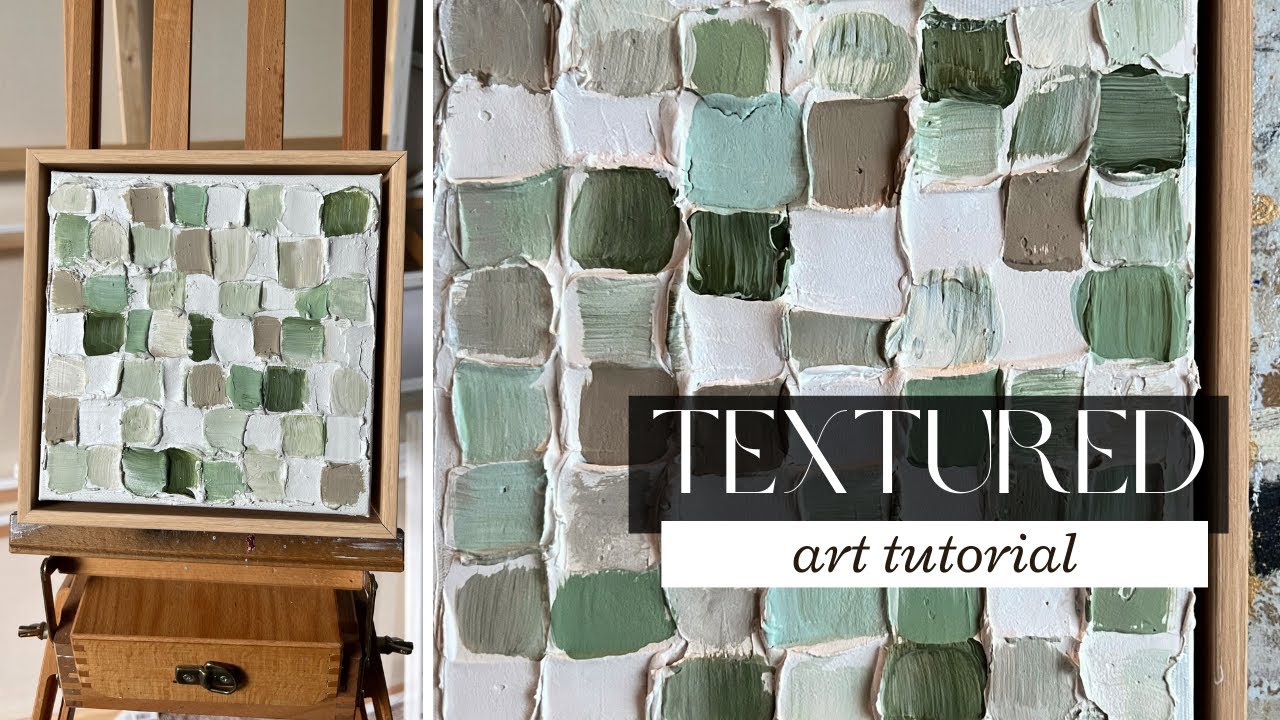 3D Texture painting, 3D Textured art on canvas, Texture paste painting ...