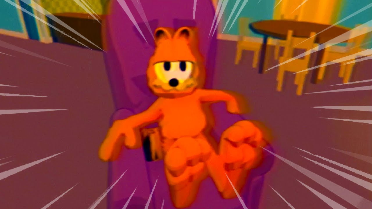 Garfield has a horror game now - the last monday - YouTube