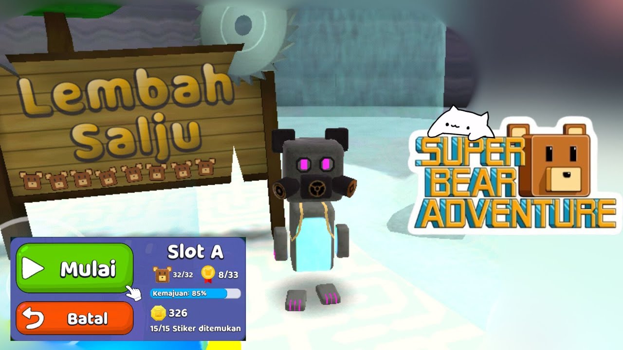 [Bonggo] Speed Run Di Tempat Es Super Bear adventure - YouTube
