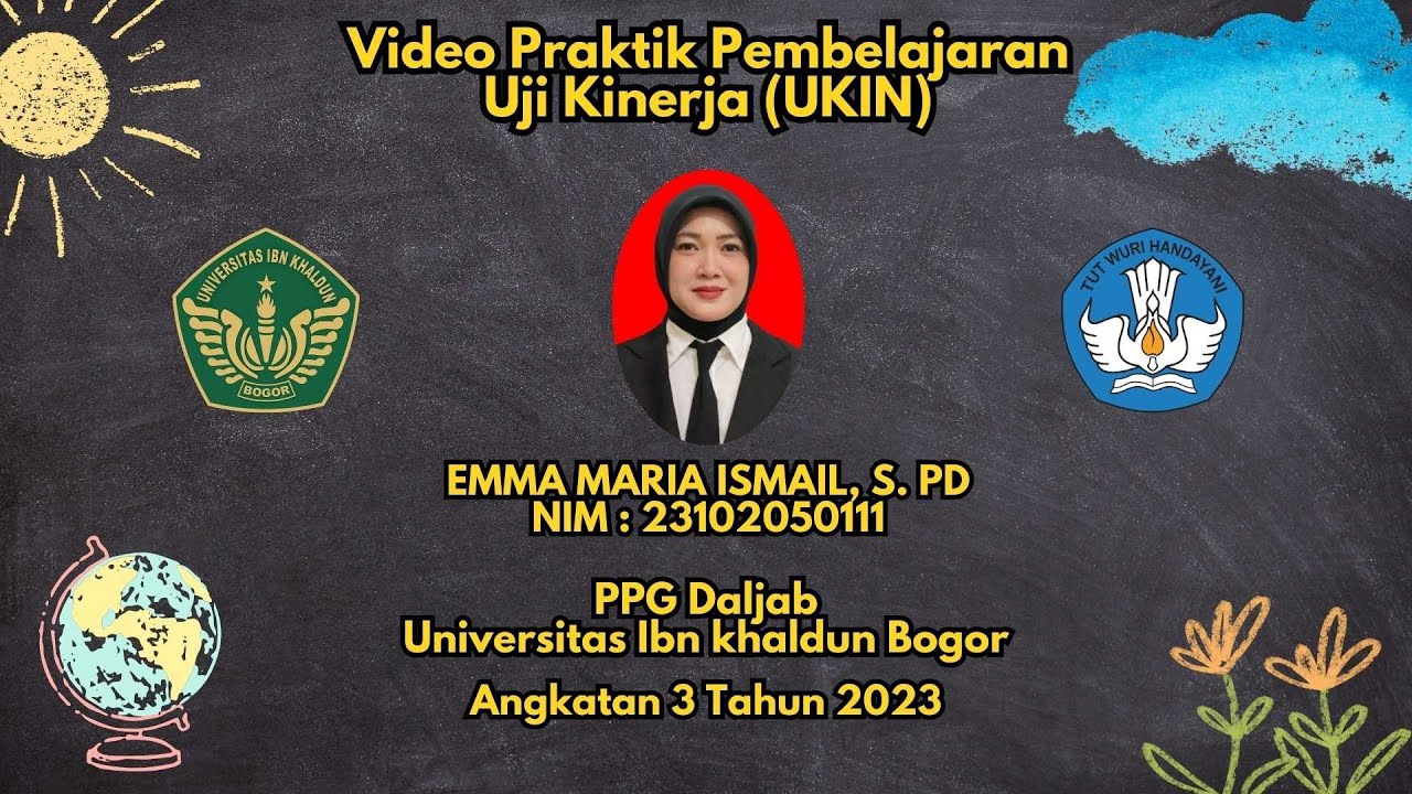 PPG Daljab - Emma Maria Ismail - LPTK. Univ. IBN Khaldun Bogor. NIM ...