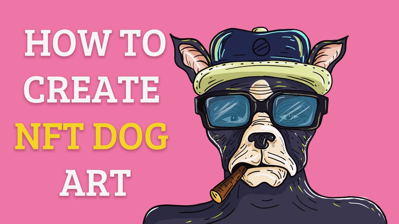 How To Create NFT Dog Art In Photoshop | 2023 | Artistic Process part 1 ...