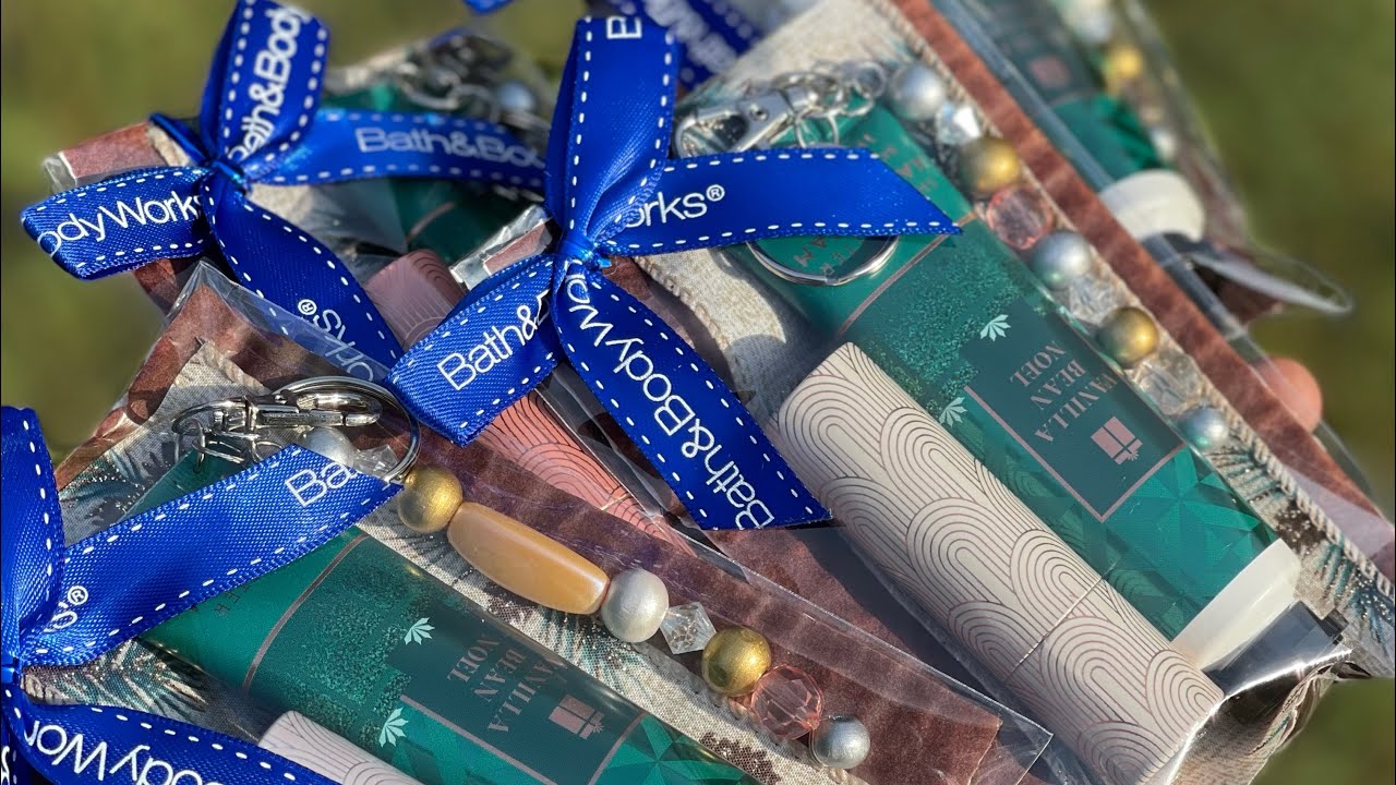 DIY Mini Hand Lotion Key Chain Gift Sets - YouTube