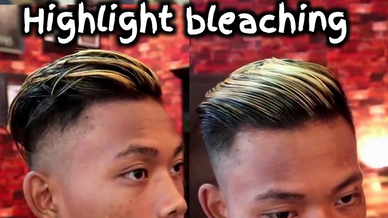 semir rambut highlight | bleaching keren - YouTube