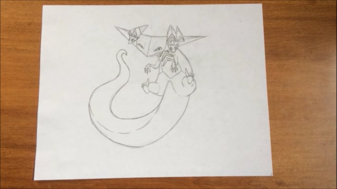 How to draw Dragapult - YouTube