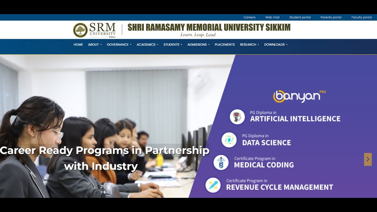 Shri Ramasamy Memorial(SRM) University, Gangtok, Sikkim full details ...