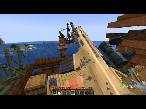 Fisherman Villager CRIED for Help... So I Destroyed the Pirate Pillager Ship! 😭💥