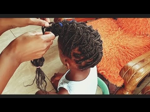 Quick and easy back to school braids style Ep2 of 6|left handed braider ...