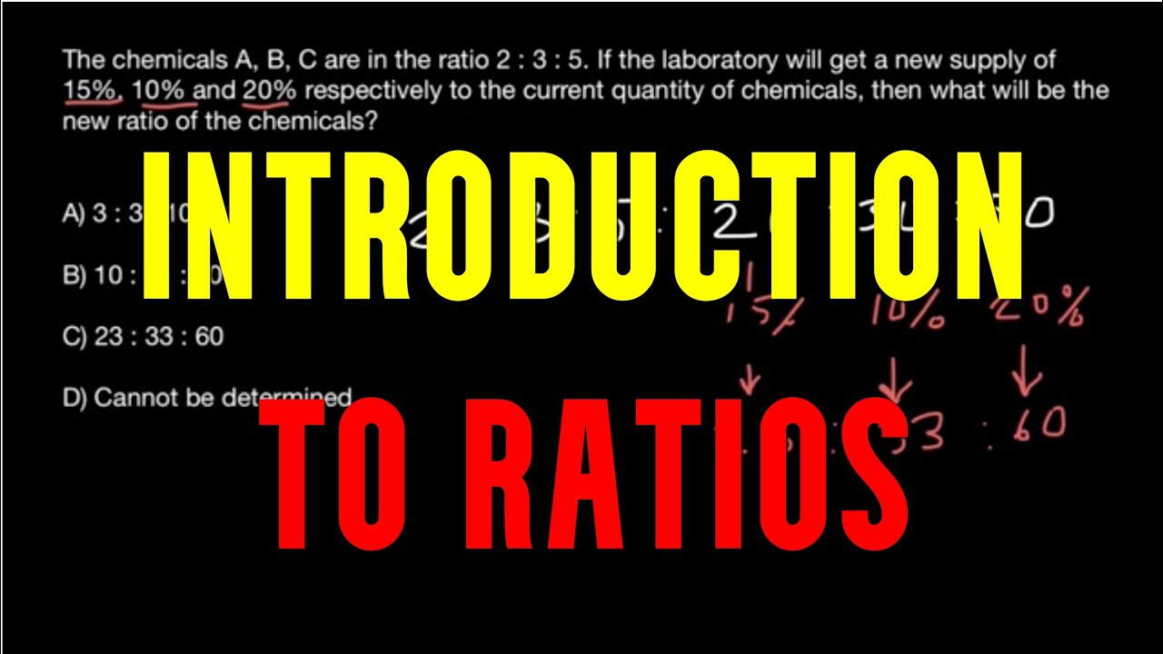 Introduction to ratios - YouTube
