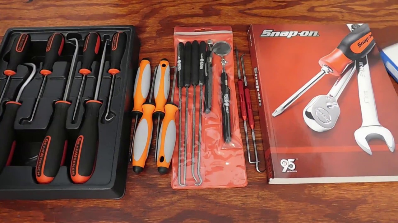 Tool Talk Ep. 4 Matco, Snap On, Gearwrench Hook and Pick Sets - YouTube